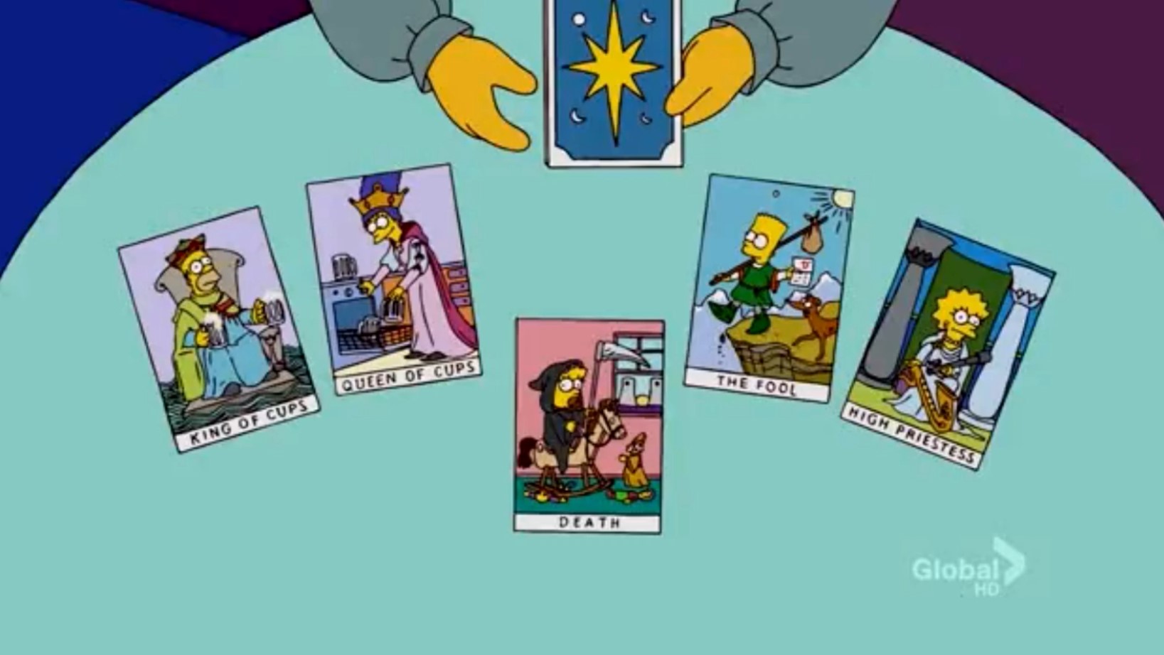 Simpsons Tarot – The Devil's Muse
